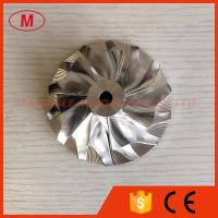 China TD08H forward 49188-45120 63.30/92.00mm 7+7blades turbo milling/aluminum 2618/billet compressor wheel for sale