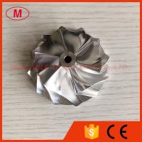 China TD04HL forward 47.10/63.40mm 6+6 blades turbo billet/milling/aluminum 2618 compressor wheel for sale