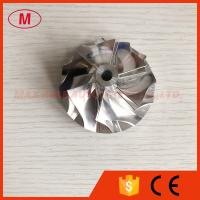China RHC6 forward NH165203 53.70/70.00mm 6+6 blades turbo milling/aluminum 2618/billet compressor wheel for VD24 for sale