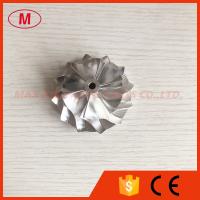 China GT15-25 47.73/64.44mm 6+6 blades high performance turbocharger milling/aluminum 2618/billet compressor wheel for sale