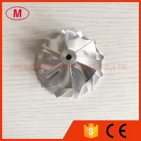 China GT15-25 20G reverse 52.56/68.01mm 6+6 blades high performance turbo milling/aluminum 2618/billet compressor wheel for sale