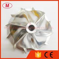 China GT37 20G forward 52.56/68.01mm 6+6 blades performance turbo milling/aluminum 2618/billet compressor wheel for racing for sale