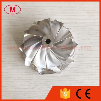 China TD05 65.70/82.46mm 10+0 blades high performance turbo milling/aluminum 2618/billet compressor wheel for sale