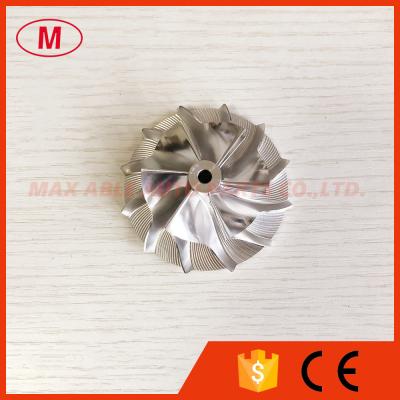 China K04 forward 43.30/61.98mm 6+6 blades high performance turbocharger milling/aluminum 2618/billet compressor wheel for sale