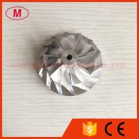 China Forward 48.88/68.50mm 7+7blades turbo milling/aluminum 2618/billet compressor wheel for sale