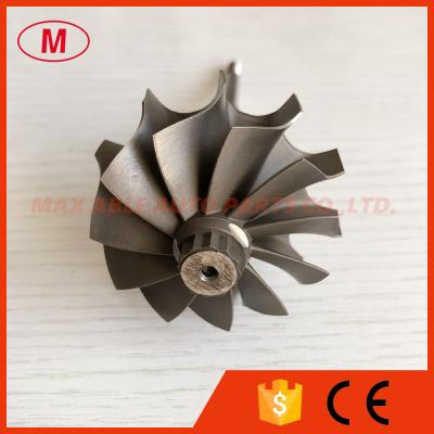 China TD04HLR reverse 45.65/52mm 11 blades turbine shaft /turbo wheel /turbo shaft for sale