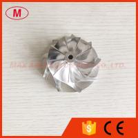 China GT15-25 53.11/70.98mm 9+0 blades turbo aluminum 2618/milling/billet turbocharger compressor wheel for sale