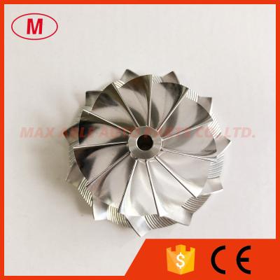 China K04 43.30/56.08mm 11+0 blades high performance billet/milling/aluminum 2618 compressor wheel for sale