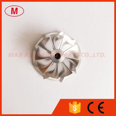 China TD025 reverse 9+0 blades 30.73/40.00mm high performance turbocharger milling/aluminum 2618/billet compressor wheel for sale