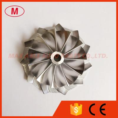 China RHF5HB 50.39/68.01mm 11+0 blades high performance Turbocharger milling/aluminum 2618/billet compressor wheel for sale