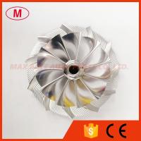 China GT5533 94.00/133.37mm 11+0 blades turbo milling/aluminum 2618/billet compressor wheel for sale