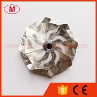 China GT15-25 reverse 44.33/59.82mm 8+0blades turbo aluminum 2618/milling/billet compressor wheel for sale