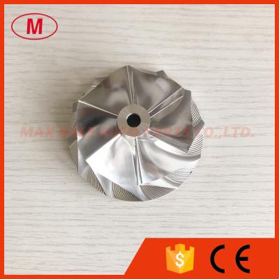 China T04E 442476-0017 58.00/74.99mm 6+6 blades turbo aluminum 2618/milling/billet compressor wheel for 466290-0002 for sale