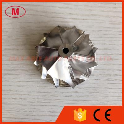 China GT15-25 49.50/63.00mm 6+6 blades high performance turbocharger milling/aluminum 2618/billet compressor wheel for sale