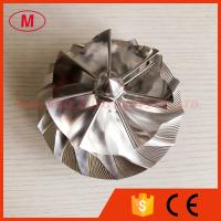 China GTB47 81.00/115.00mm 7+7 blades turbocharger milling/aluminum 2618/billet compressor wheel for sale