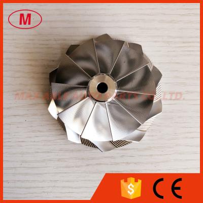 China GTX3582R GEN ll 65.70/82.46mm 10+0blades point milling turbo milling/aluminum 2618/billet compressor wheeL for sale