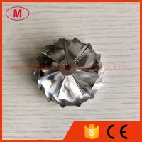 China KP39 43.00/53.00mm 7+7 blades high performance turbocharger billet/milling/aluminum 2618 compressor wheel for sale