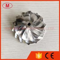 China K16 57.00/71.00mm 7+7 blades high performance turbo milling/aluminum 2618/Billet compressor wheel for sale