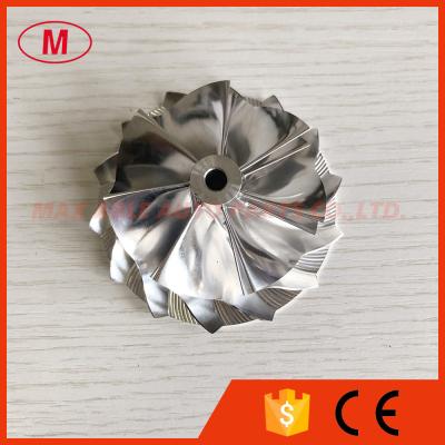 China K16 57.00/71.00mm 7+7 blades high performance turbo milling/aluminum 2618/Billet compressor wheel for sale