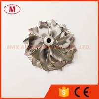 China K16 51.00/66.56mm 6+6 blades turbo milling/aluminum 2618/billet compressor wheel for sale