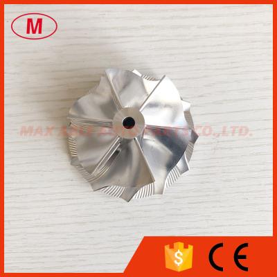 China B03G reverse 6+6 blades 57.00/68.00mm high performance turbo milling/aluminum 2618/Billet compressor wheel for sale