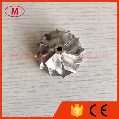 China TD04HL 16T 49189-00016 43.43/56.02mm 6+6 blades high performance Turbo milling/aluminum 2618/billet compressor wheel for sale