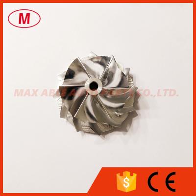 China RHF5 41.90/54.00mm 6+6 blades high performance turbo aluminum 2618/Milling/billet compressor wheel for  GLA250 for sale