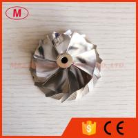 China RHF5 reverse 52.46/67.20mm 7+7 blades high performance turbo turbocharger aluminum 2618/milling/billet compressor wheel for sale