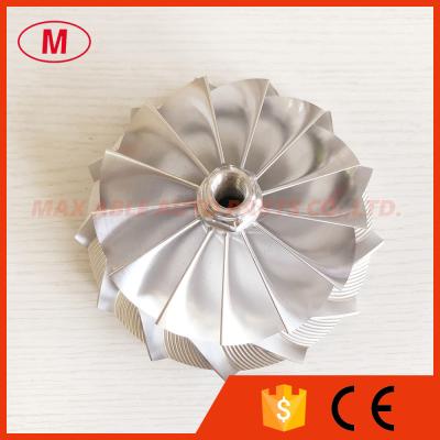 China GT55 102.00/133.37mm 13+0 blades turbo milling/aluminum 2618/billet compressor wheel for sale