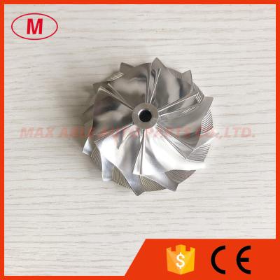 China CT26 52.56/68.00mm 6+6 Blades high performance milling/aluminum 2618/billet compressor wheel for sale