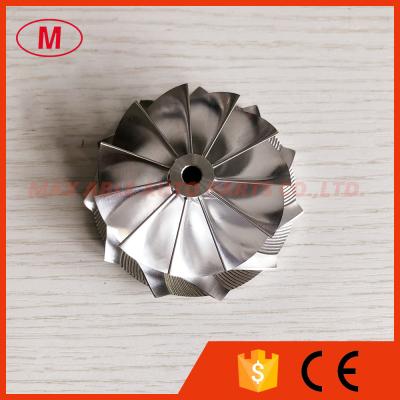 China K16 54.70/67.00mm 11+0 Blades turbo aluminum 2618/milling/Billet compressor wheel for sale