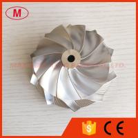 China GT3584R GEN II 69.30/86.44mm 10+0 blades point milling air curve performance aluminum 2618/billet compressor wheel for sale