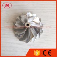 China K16 reverse 59.00/76.00mm 7+7 blades high performance turbo milling/aluminum 2618/billet compressor wheel for sale