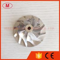 China TF035 6+6 blades 38.00/59.00mm Turbo milling/aluminum 2618/billet compressor wheel for 49135-05671/320D Upgrade for sale