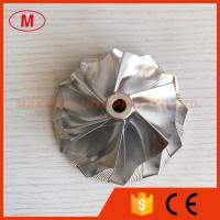 China TD05 reverse 58.25/78.00mm 6+6 blades turbocharger milling/aluminum 2618/billet compressor wheel for sale