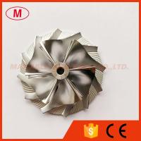 China TD04HL reverse 47.00/66.00mm 6+6 blades high performance turbo Milling/aluminum 2618/billet compressor wheel for sale