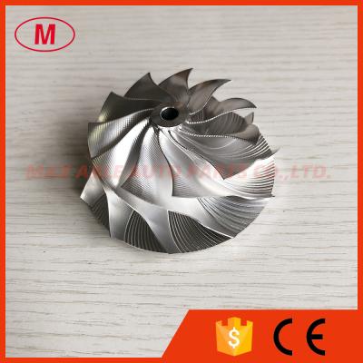 China K16 54.70/67.00mm 11+0 Blades Point Milling, Snake Curve turbo aluminum 2618/milling/Billet compressor wheel for sale