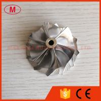 China RHF5 reverse 6+6 blades 48.50/60.50mm high performance for turbo milling/aluminum 2618/billet compressor wheel for sale