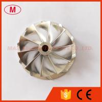 China RHF3 37.50/48.00mm 10+0blades high bladesTurbo Billet/milling/aluminum 2618 compressor wheel for sale
