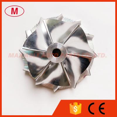 China RHF5 reverse 41.80/54.00mm 6+6 blades high performance Turbo Billet/milling/aluminum 2618 compressor wheel for sale