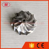 China K04 49.52/61.98mm 6+6 blades Turbocharger milling/aluminum 2618/billet compressor wheel for sale