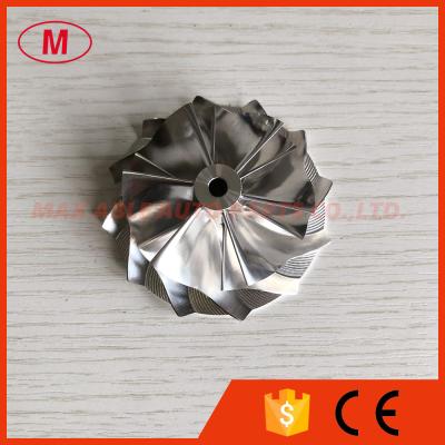 China K04 49.52/61.98mm 6+6 blades Turbocharger milling/aluminum 2618/billet compressor wheel for sale