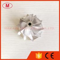 China RHF55 48.62/65.00mm 5+5 Blades high performance milling/aluminum 2618/billet turbo compressor wheel for sale