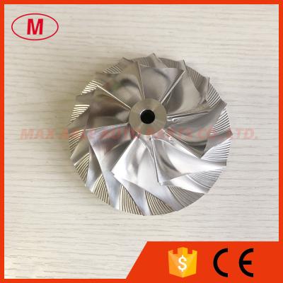 China HE551V 8+8 blades 71.75/109.00mm Turbo aluminum 2618/milling/ Billet compressor wheel for sale