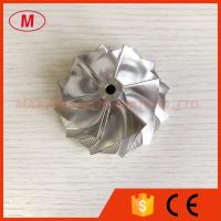 China B03G reverse 6+6 blades 56.00/71.40mm high performance turbo milling/aluminum 2618/billet compressor wheel for sale