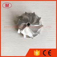 China RHX6 58.93/77.98mm 5+5 blades high performance turbo milling/aluminum 2618/billet compressor wheel for sale