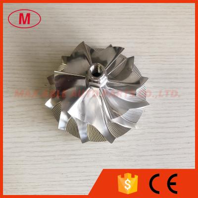 China S400 171691 74.53/101.44mm 6+6 blades Turbo milling/aluminum 2618/billet compressor wheel for 171702(S400SX4-75), 176806 for sale