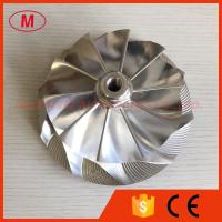 China GT5534 115.00/152.00mm 10+0 blades Turbo aluminum 2618/milling/billet compressor wheel for sale