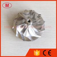 China PTE4202R 95.00/117.57mm 6+6 blades Turbo aluminum 2618/milling/billet compressor wheel for racing for sale