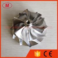 China GTA4718 763739-0001 87.80/117.57mm 6+6 blades high performance Turbo aluminum 2618/milling/billet compressor wheel for sale